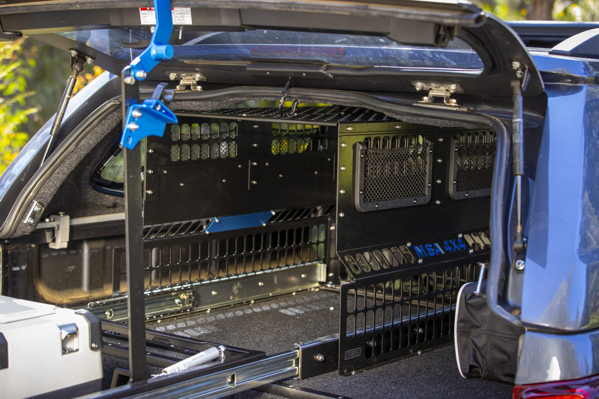D-MAX gets an MSA drawer system and drop slide
