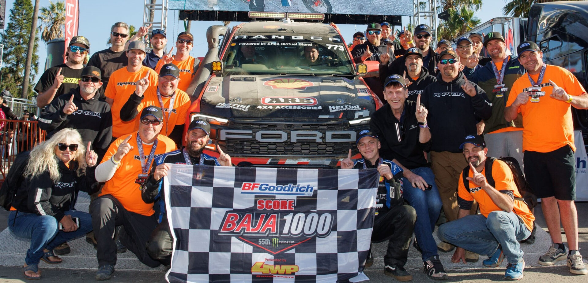 Ford Ranger Raptor wins Baja 1000 in stock mid-size class