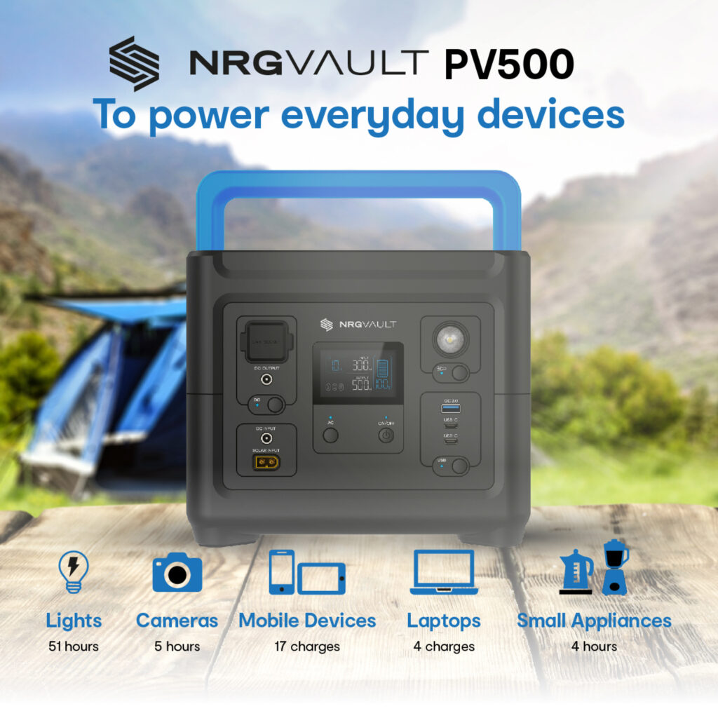 Laser unveils NRGVault range of portable power stations