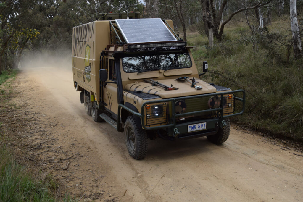 Ex-military Land Rover 110 Perentie 6x6