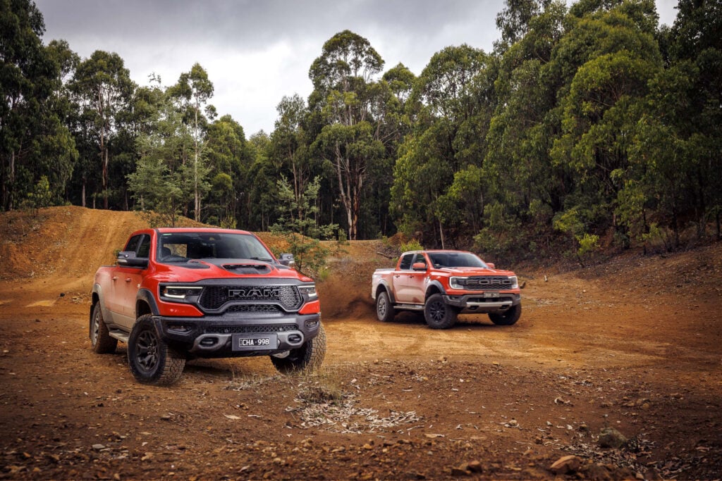 2023 RAM TRX 1500 vs Ford Ranger Raptor: Hero trucks compared