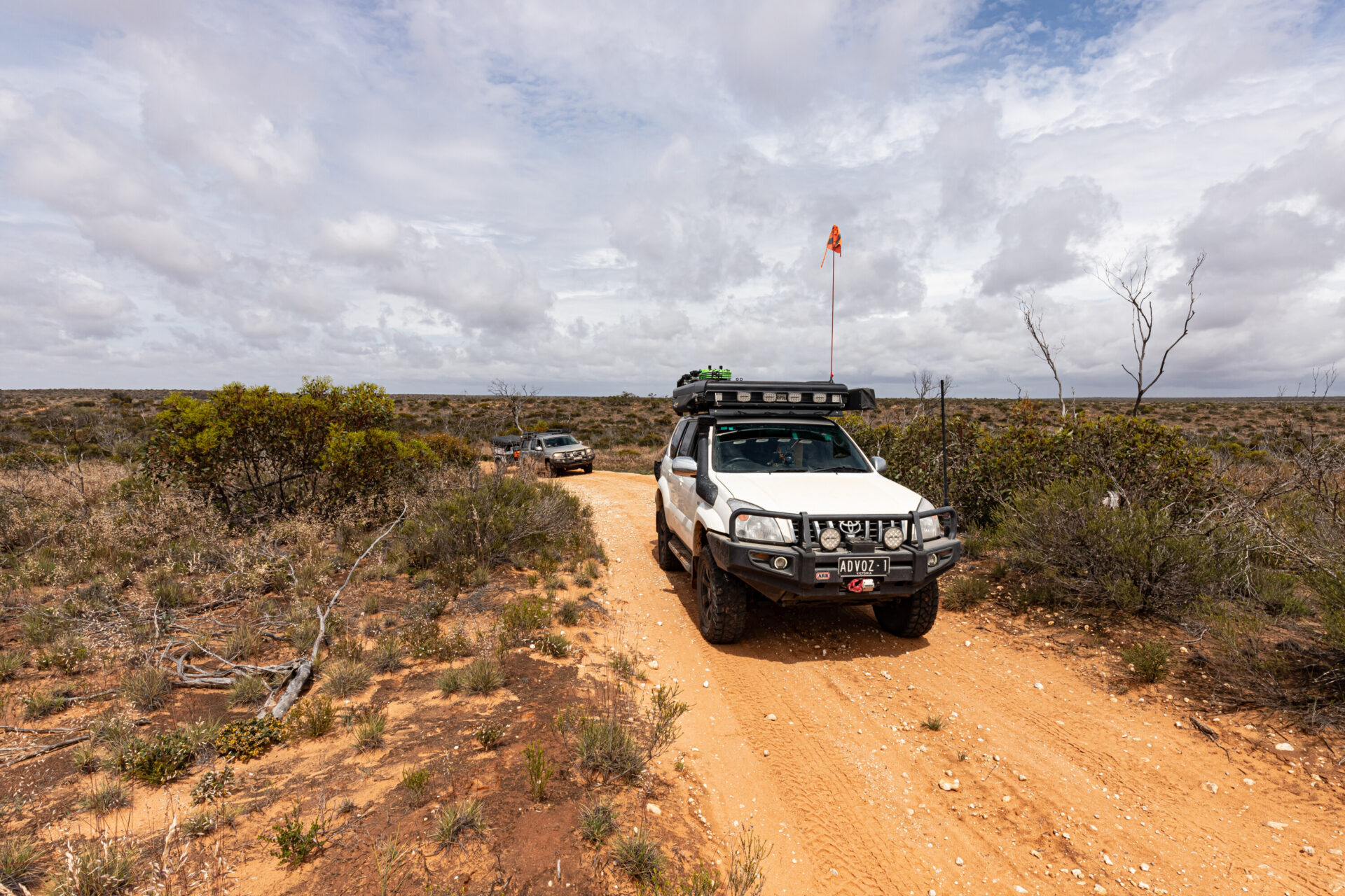 Tackling a wet Googs Track in South Australia