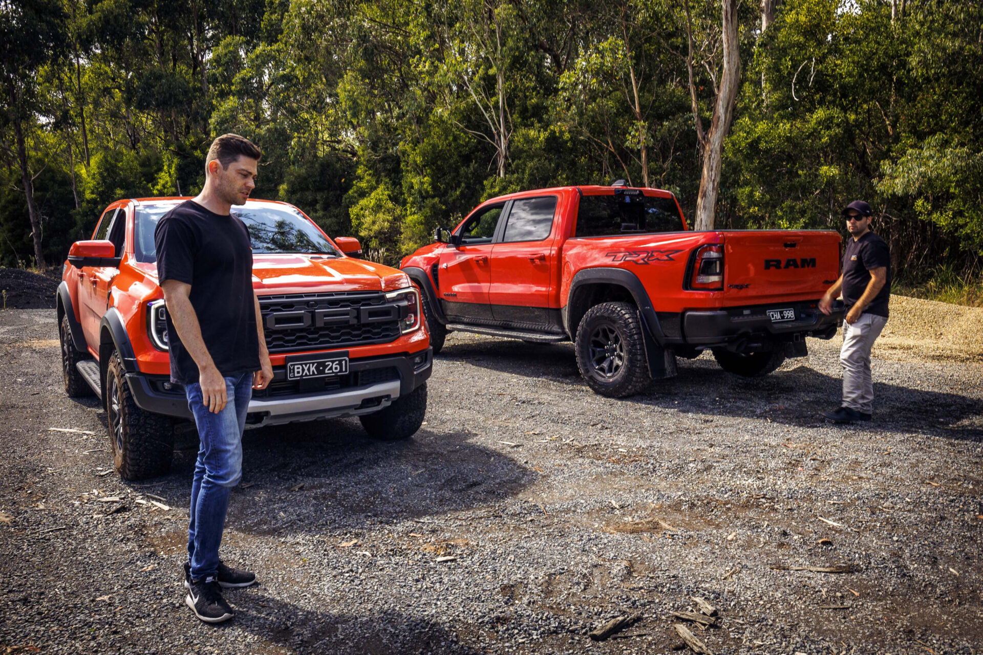 2023 RAM TRX 1500 vs Ford Ranger Raptor: Hero trucks compared