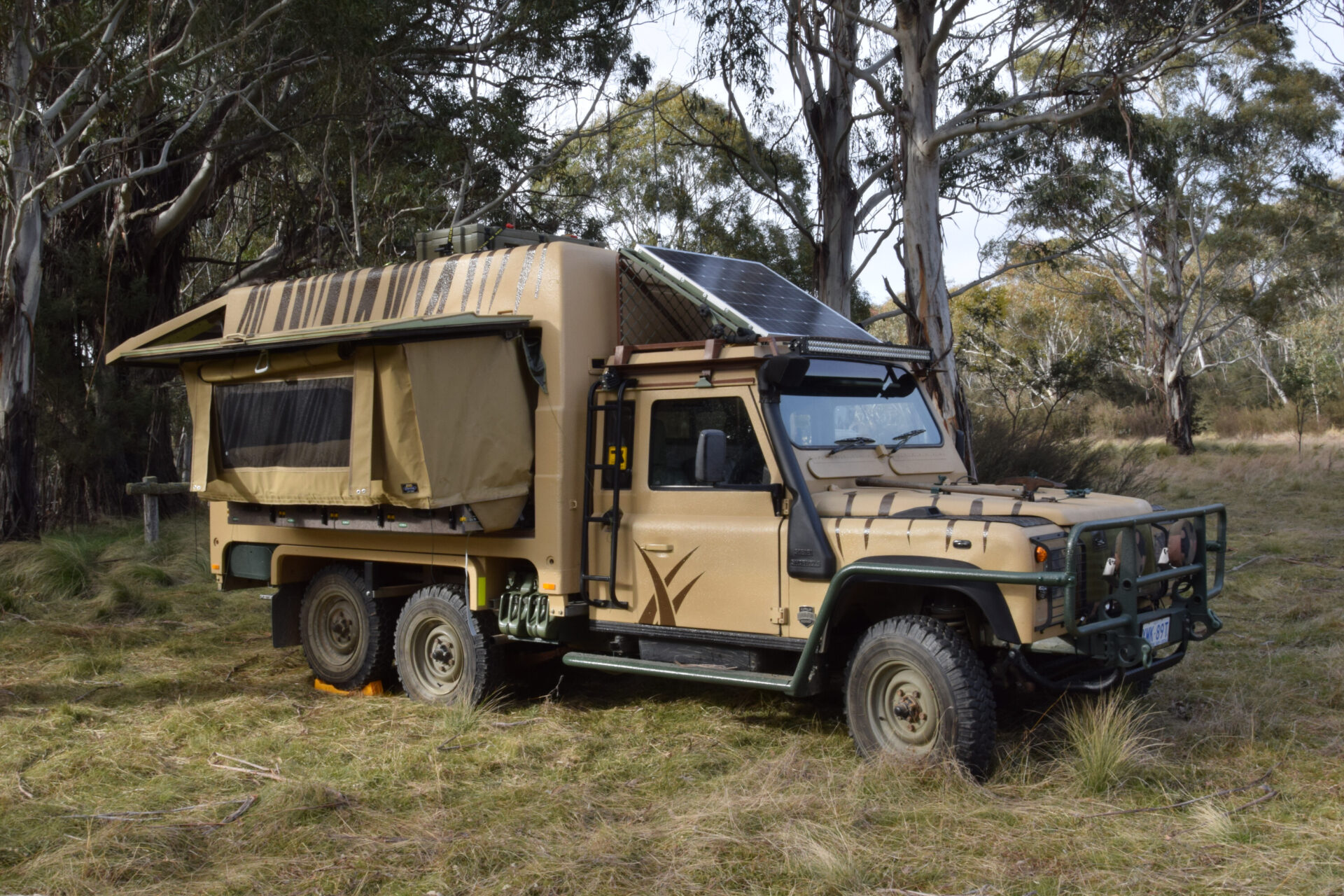 Ex-military Land Rover 110 Perentie 6x6