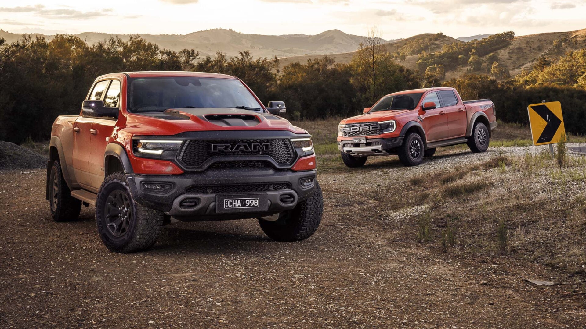 2023 RAM TRX 1500 vs Ford Ranger Raptor: Hero trucks compared