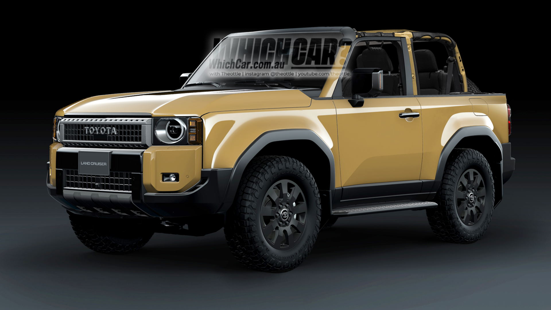 2025 Toyota Prado 3-door imagined