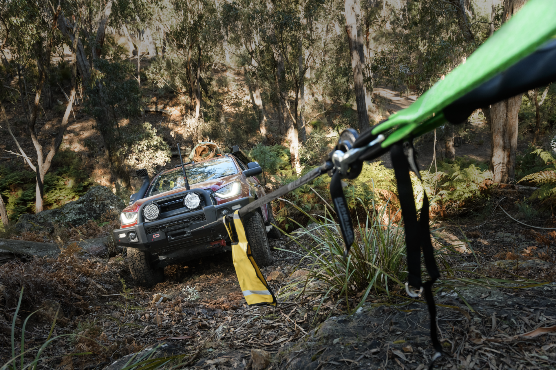 Bushranger 4x4 COVERT winch launched