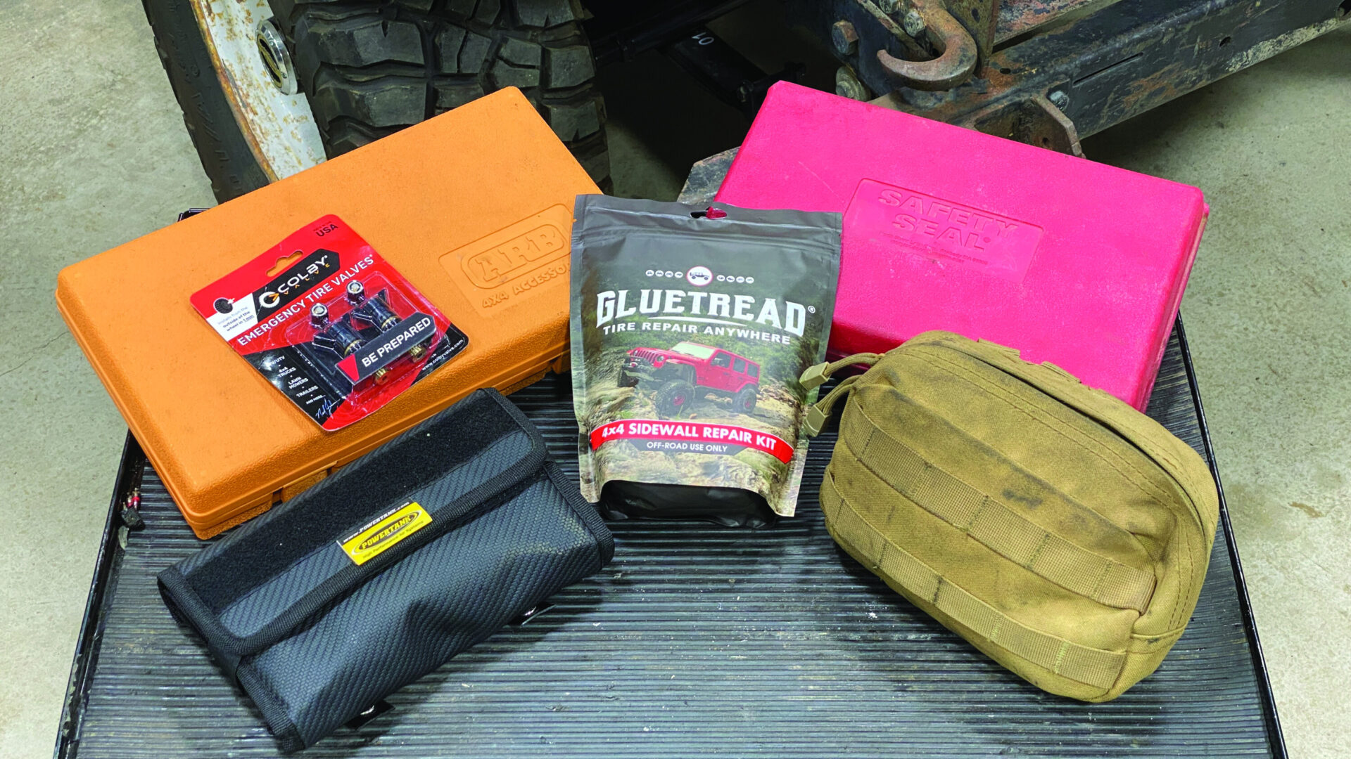 How to fix a 4x4 tyre on the fly