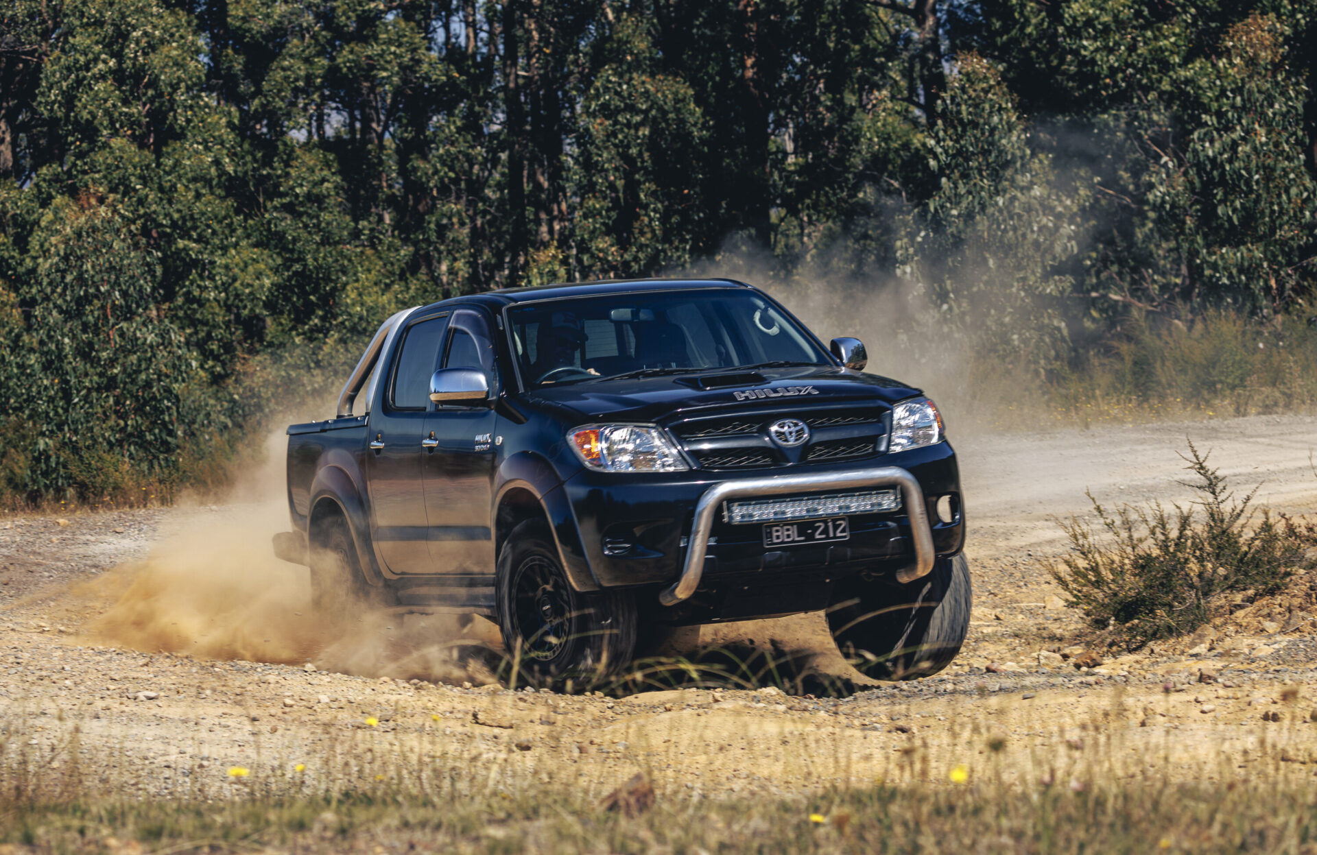 V8-powered HiLux built by Marks 4WD