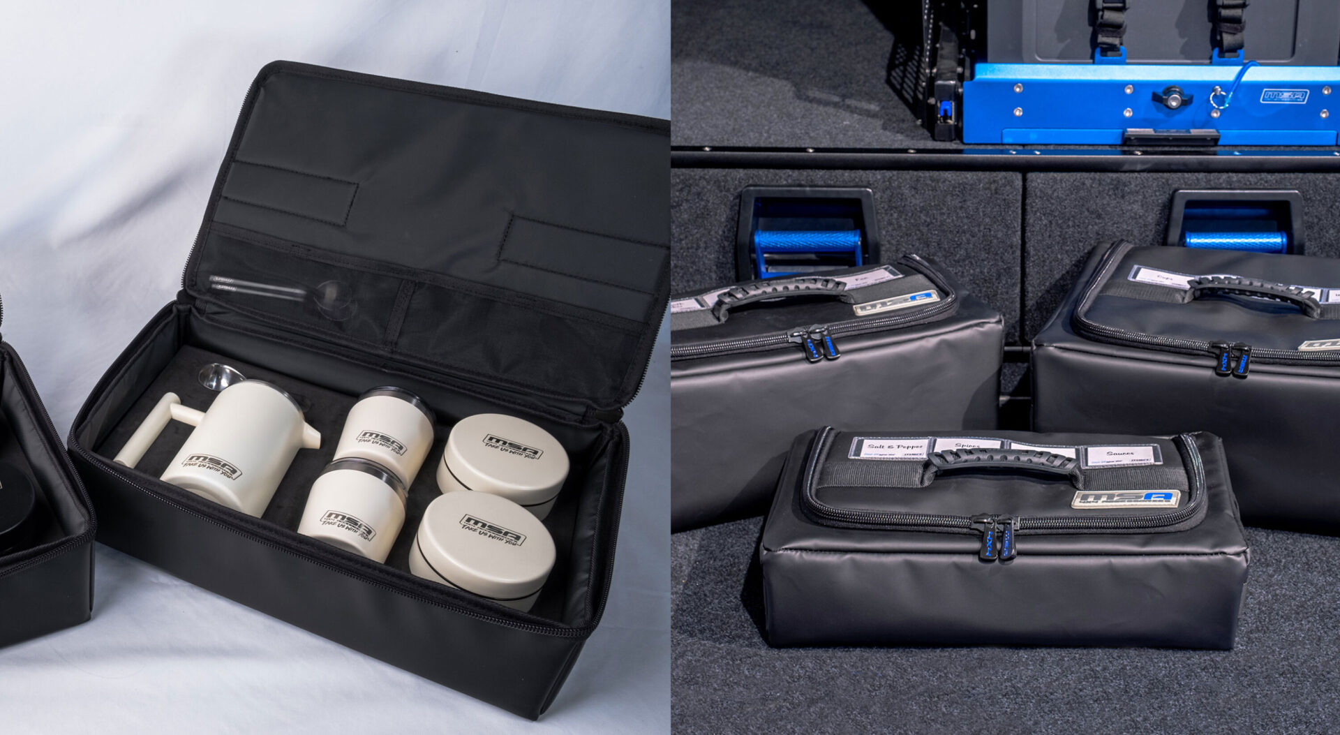 MSA 4x4 Deluxe Coffee Kit and Explorer Storage Bags