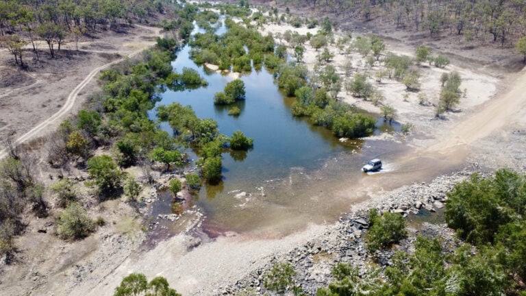 Hunting for gold in Maytown, Cape York