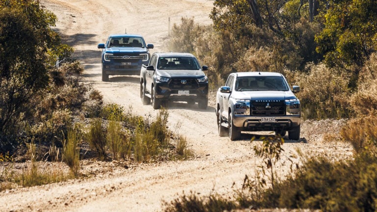 2024 Mitsubishi Triton GLS vs Ford Ranger XLT vs Toyota HiLux SR ...