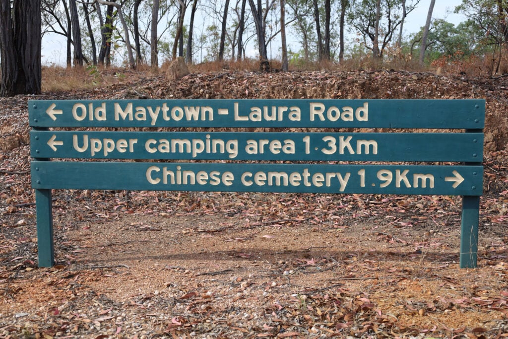Hunting for gold in Maytown, Cape York