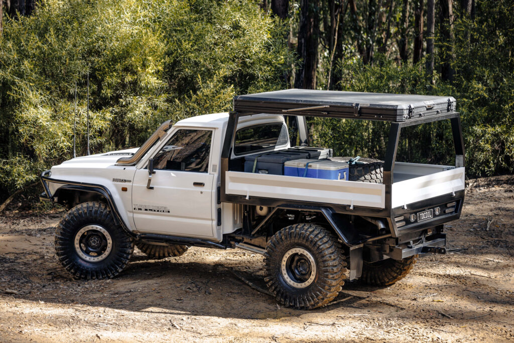 Tough single-cab Nissan GQ Patrol custom 4x4