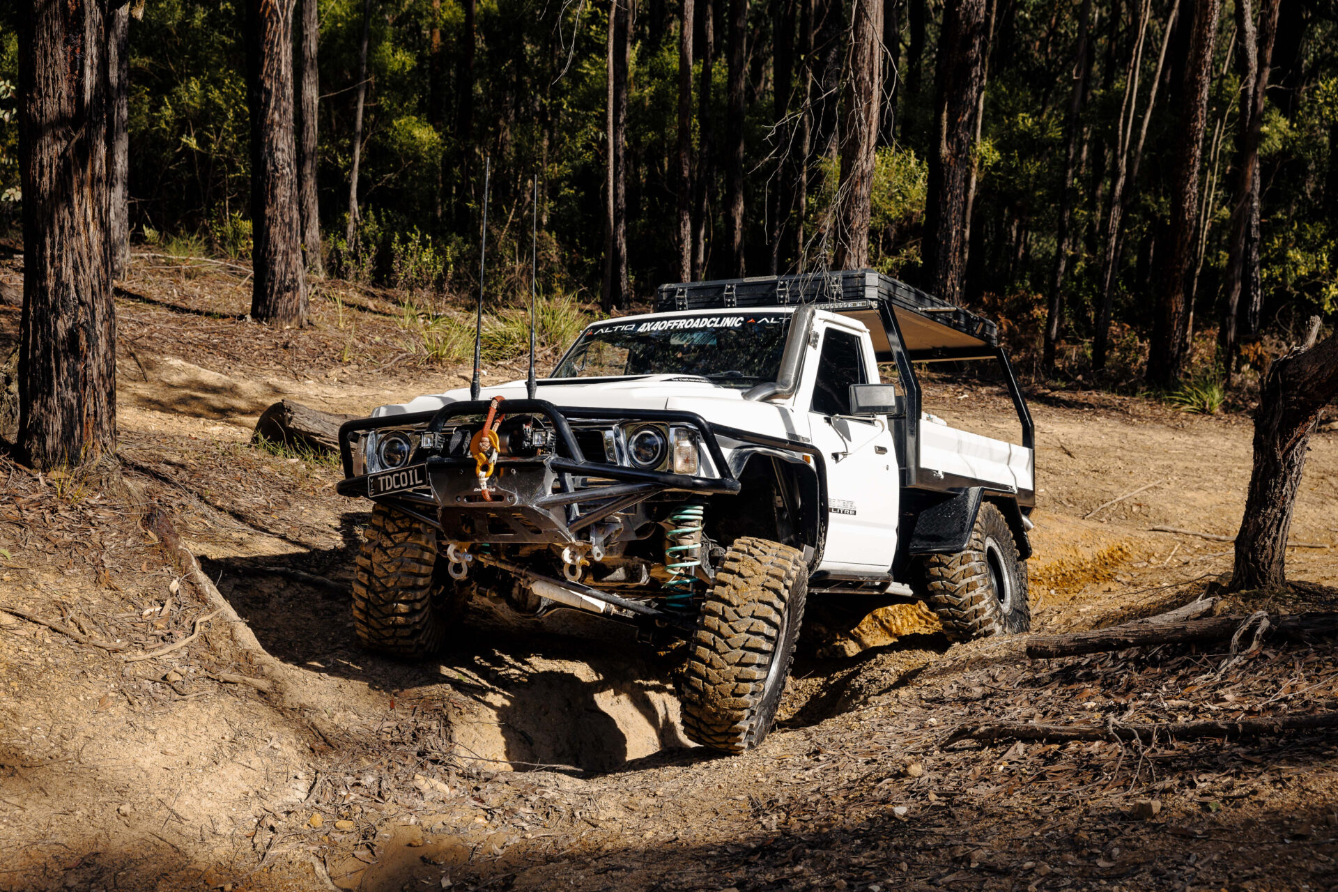 Tough single-cab Nissan GQ Patrol custom 4x4