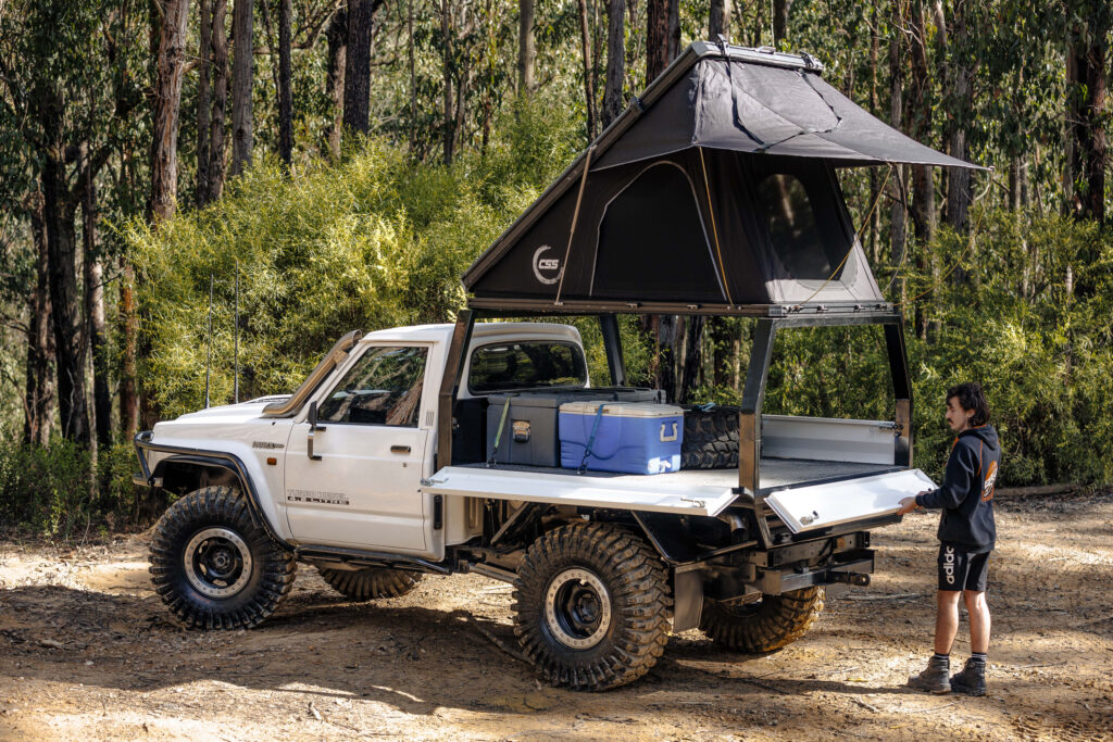 Tough single-cab Nissan GQ Patrol custom 4x4