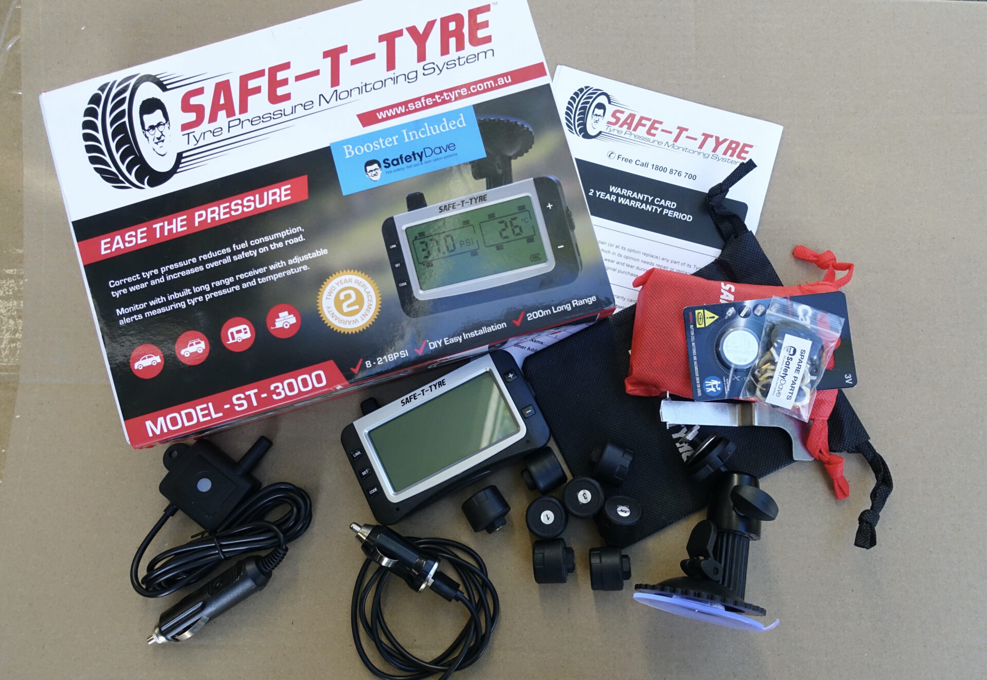 Safety Dave Tyre Pressure Monitoring System review