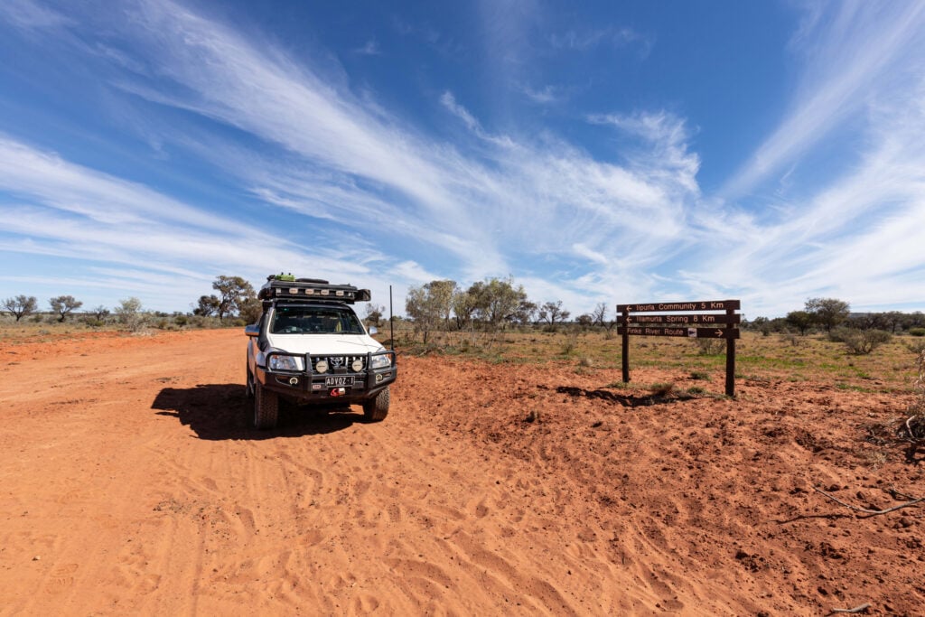 Tackling the Finke River 4WD route