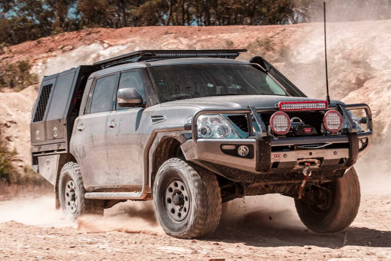 Gallery: Chopped custom Nissan Y62 Patrol ute