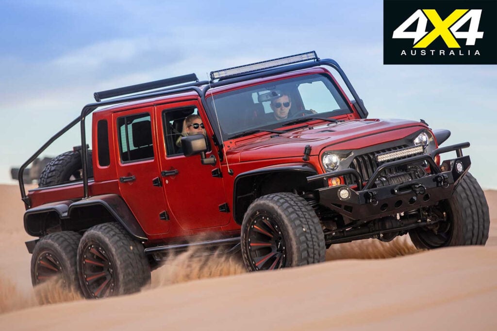 Hellcat V8 powered Jeep JK Wrangler 6x6 ute feature | 4x4 Australia