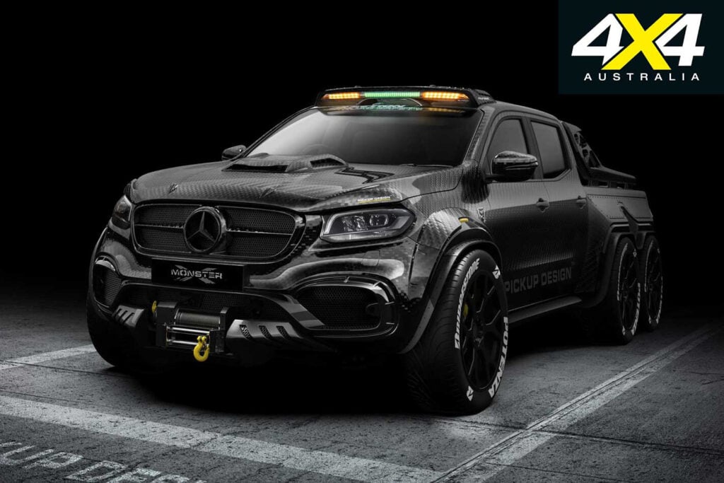Carlex Design envisions Mercedes-Benz X-Class 6x6 track safety ute