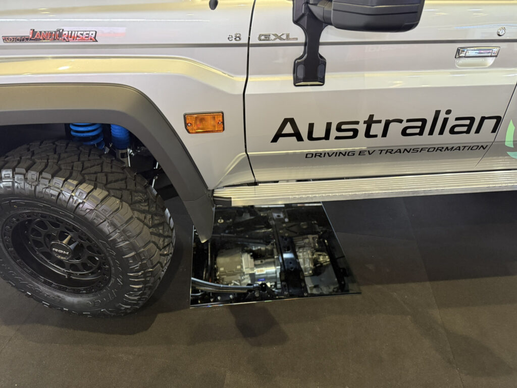 Aussie company transforms 79 Series LandCruiser into all-electric tourer