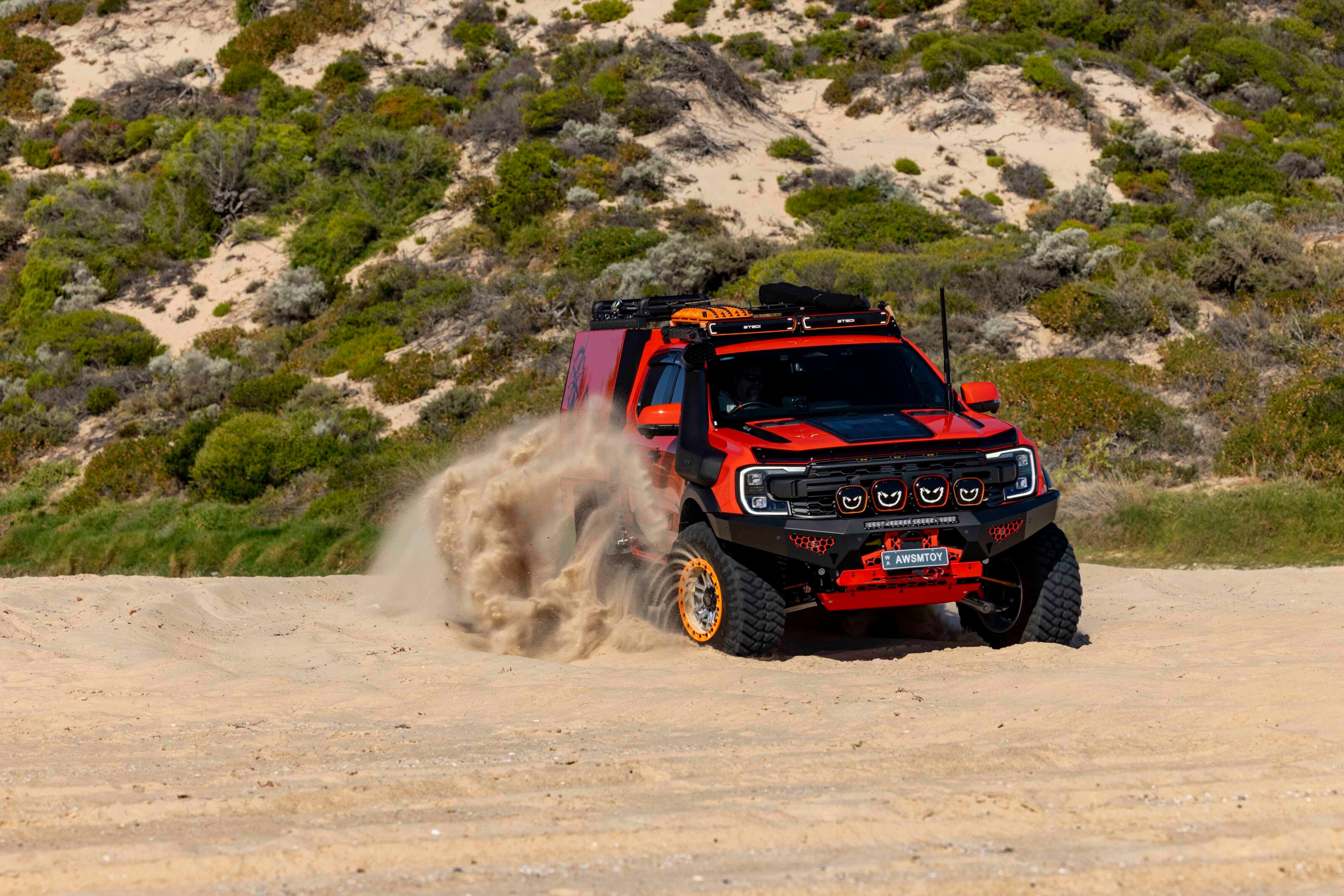 Ford Ranger Raptor transformed into a lightweight super-tourer