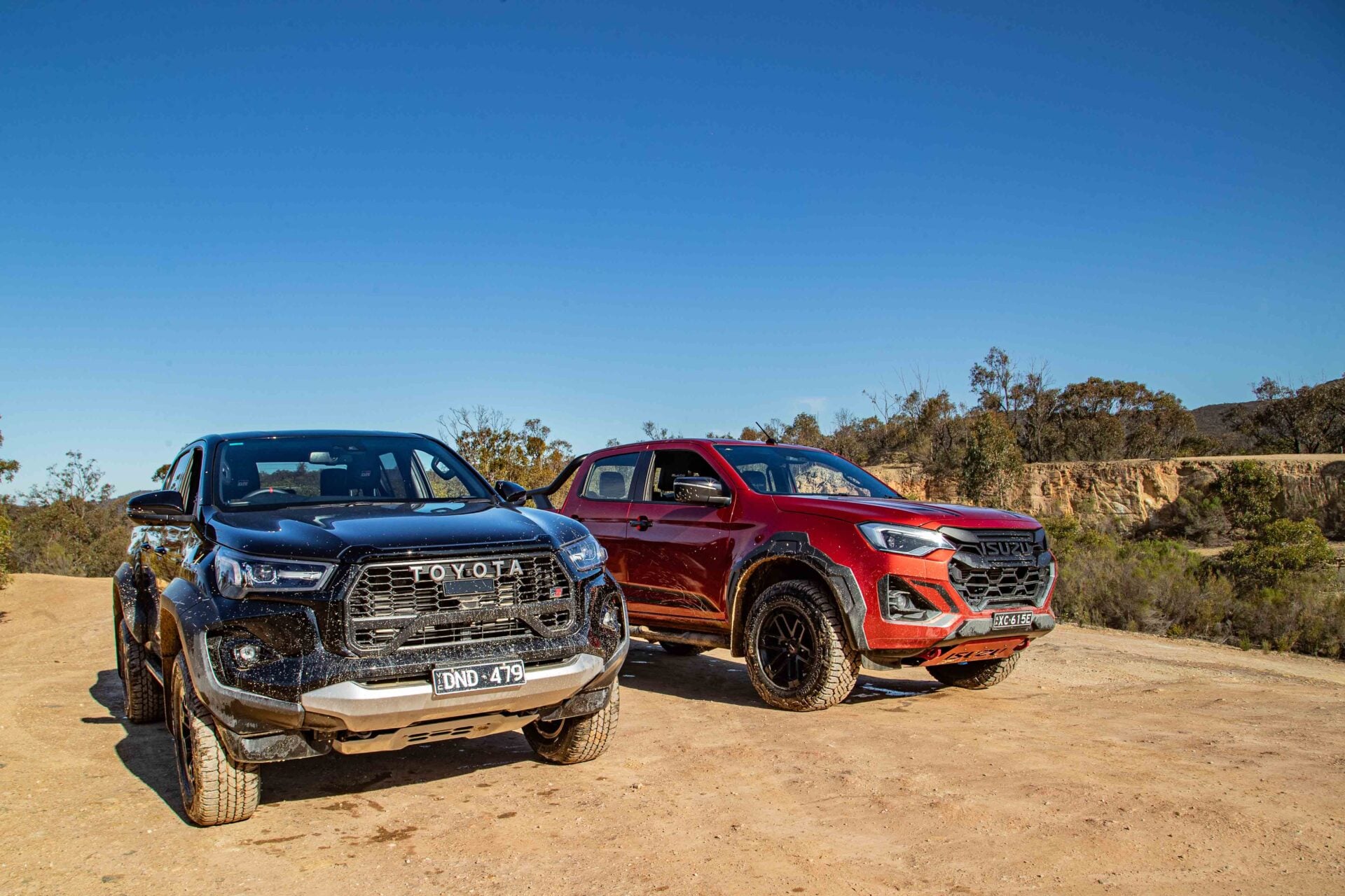 2024 Ford Ranger Wildtrak vs Toyota HiLux GR Sport comparison review