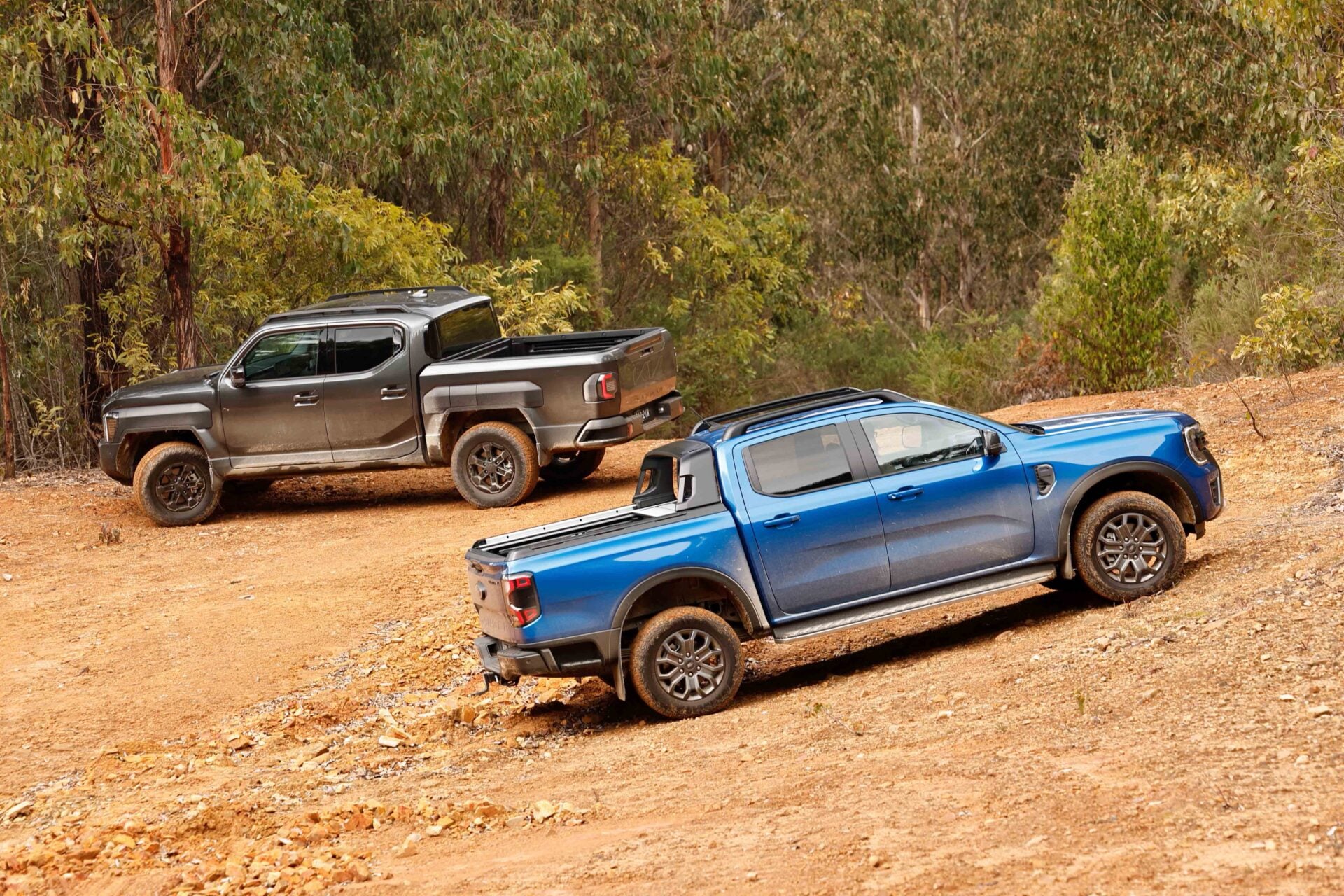 2025 Kia Tasman X-Pro vs Ford Ranger Wildtrak comparison