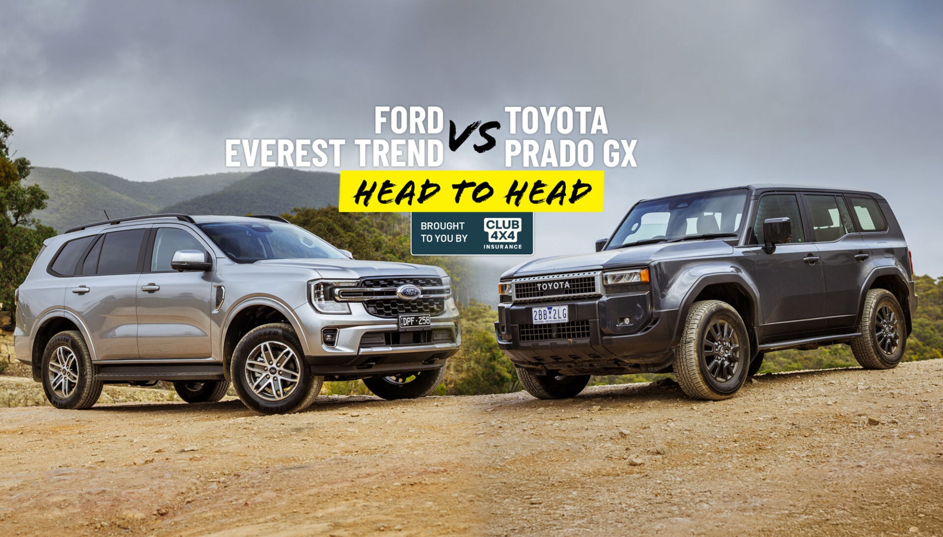 Toyota Prado GX vs Ford Everest Trend: Base model off-road comparison